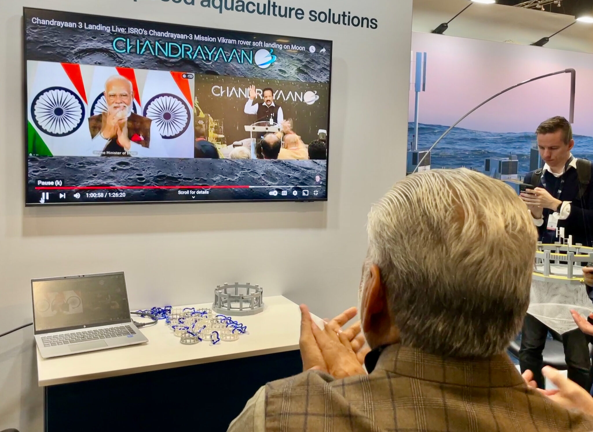 Aker Biomarine sørget for månelanding til den indiske fiskeriministeren ...