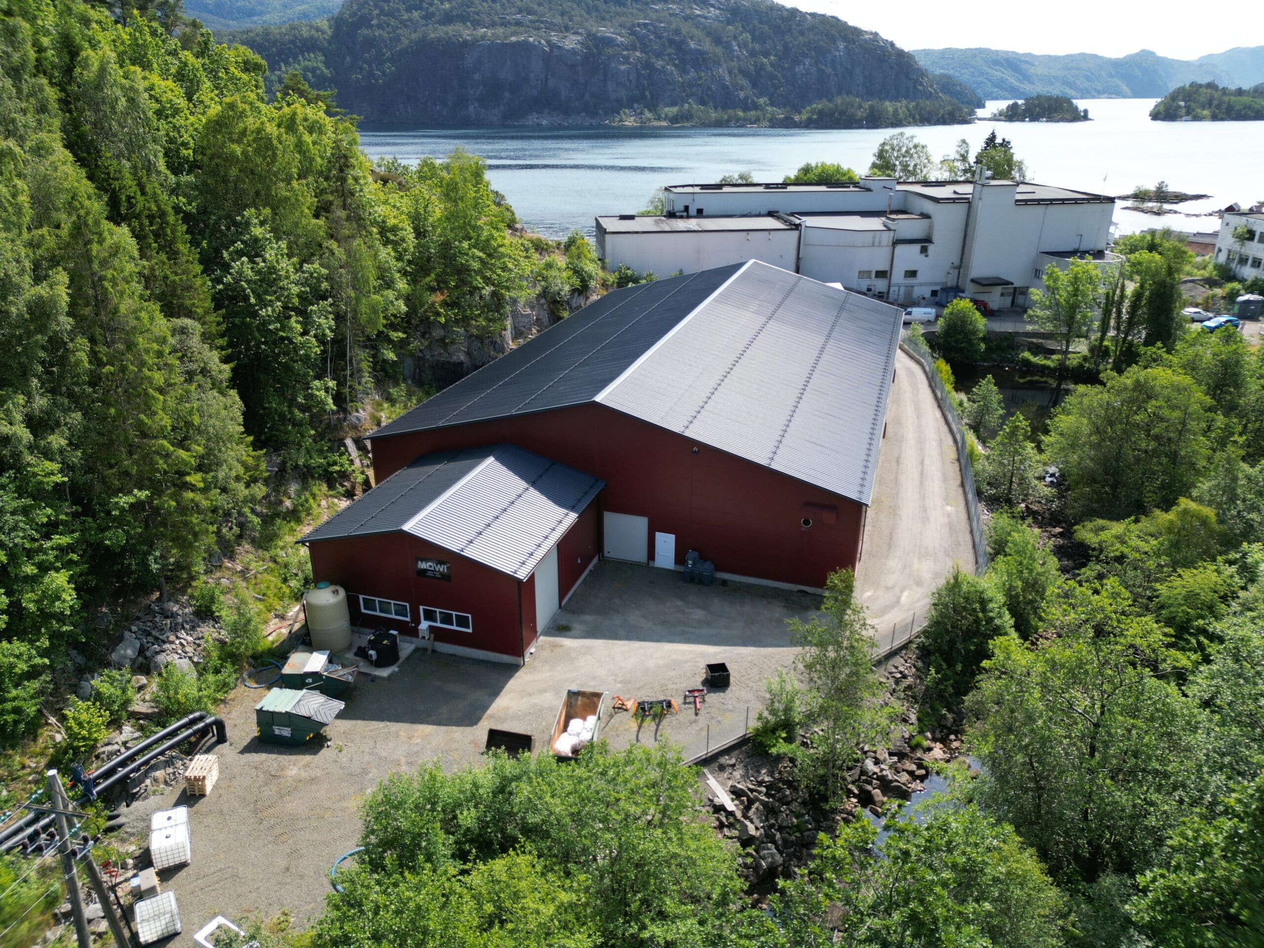 Mowi Agder Smolt. Dronefoto: Mats Mørk | iLaks